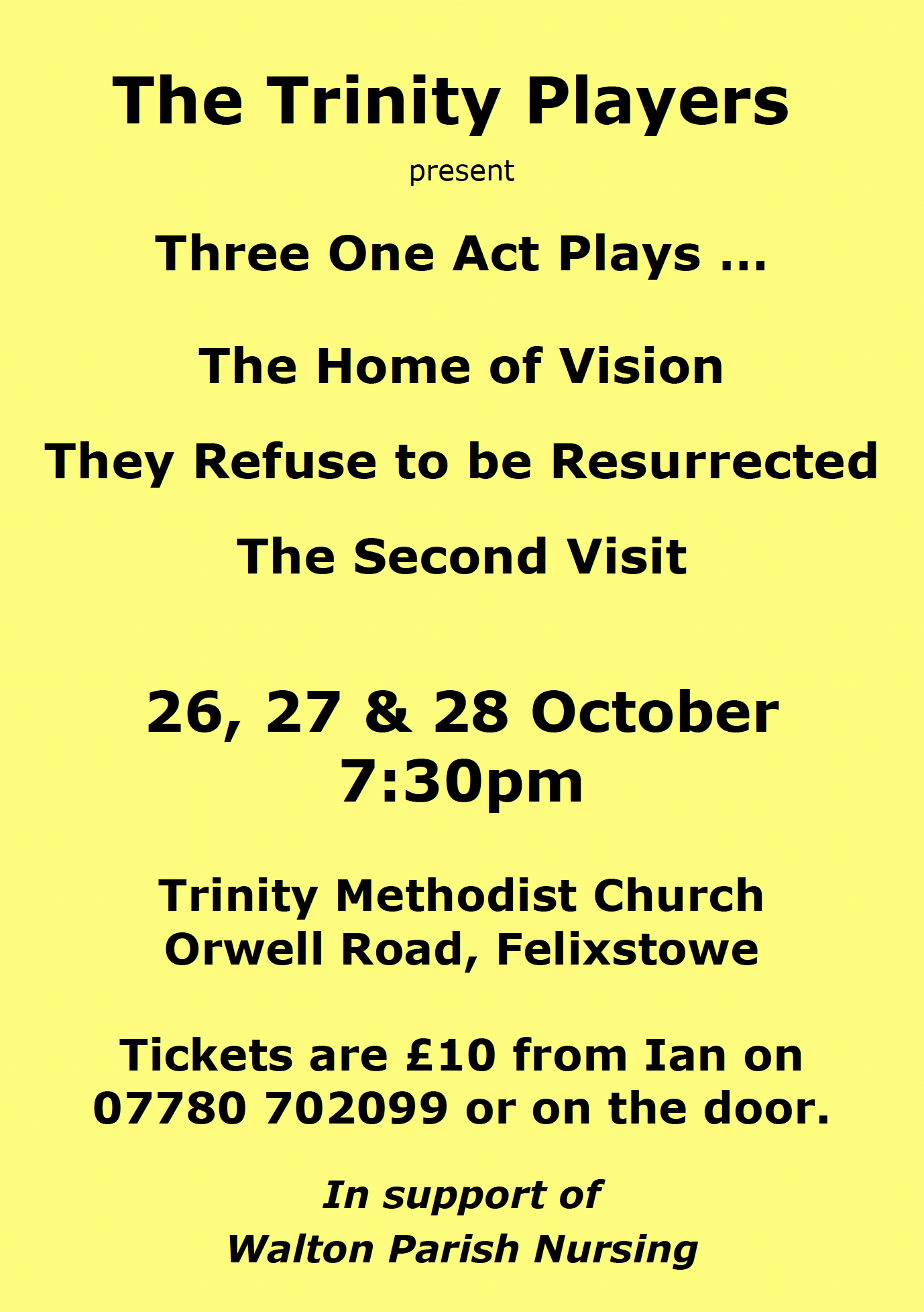 The Trinity Players – Churches Together in Felixstowe