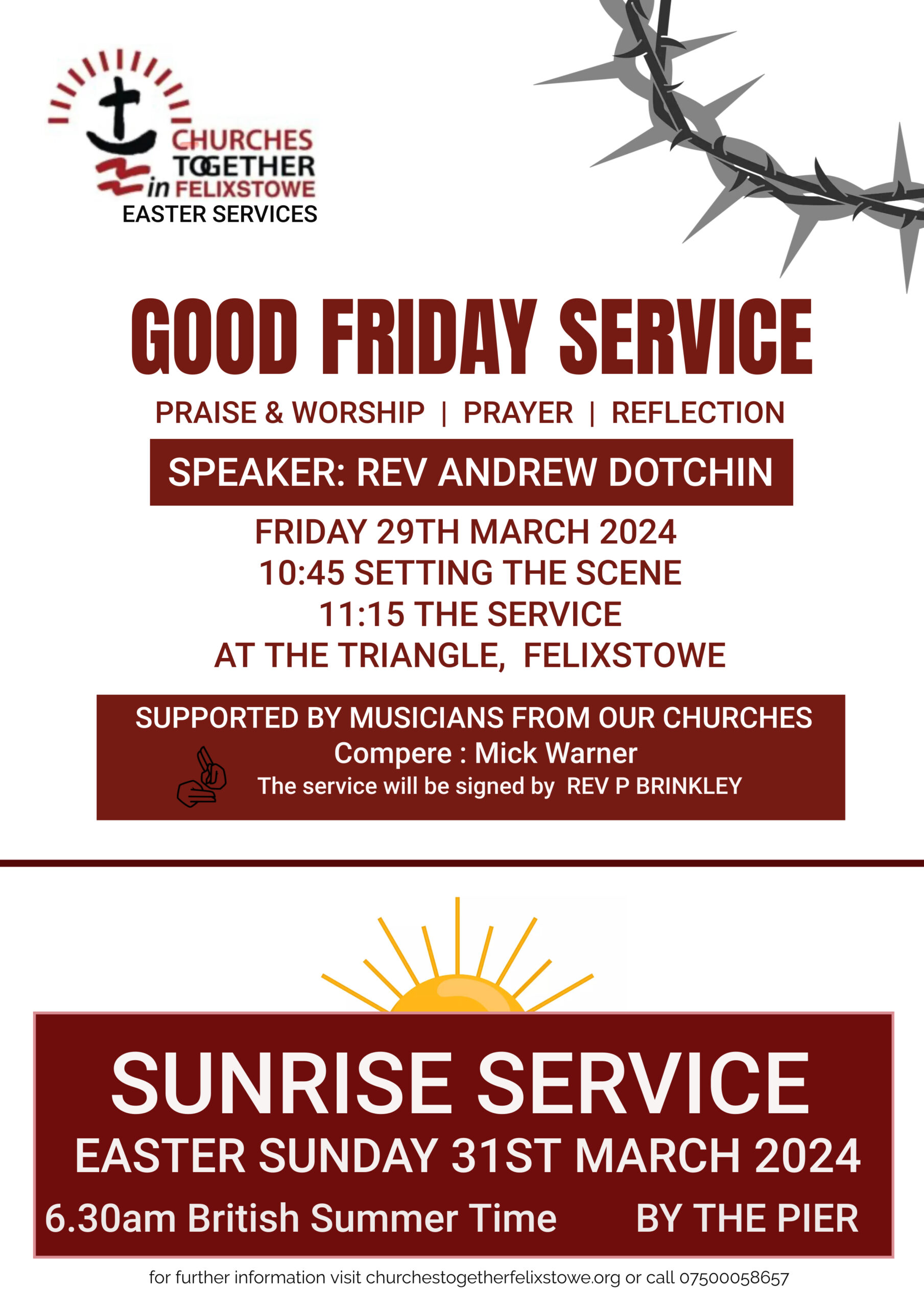 Easter Services 2024 – Churches Together in Felixstowe