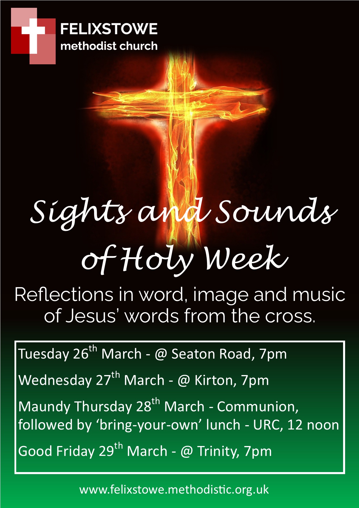 Felixstowe Methodist Holy Week – Churches Together in Felixstowe