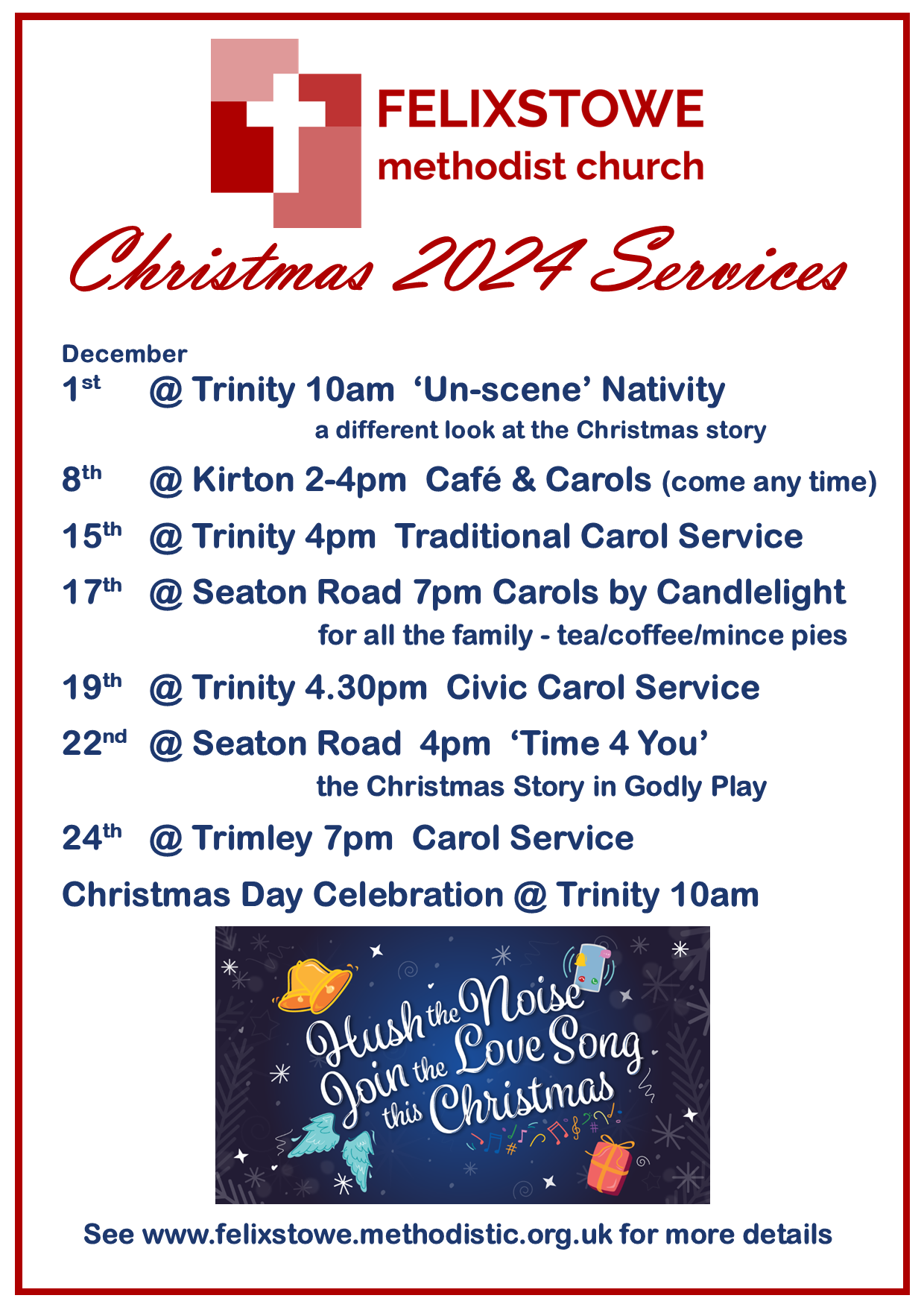 Christmas Events 2024 – Churches Together in Felixstowe